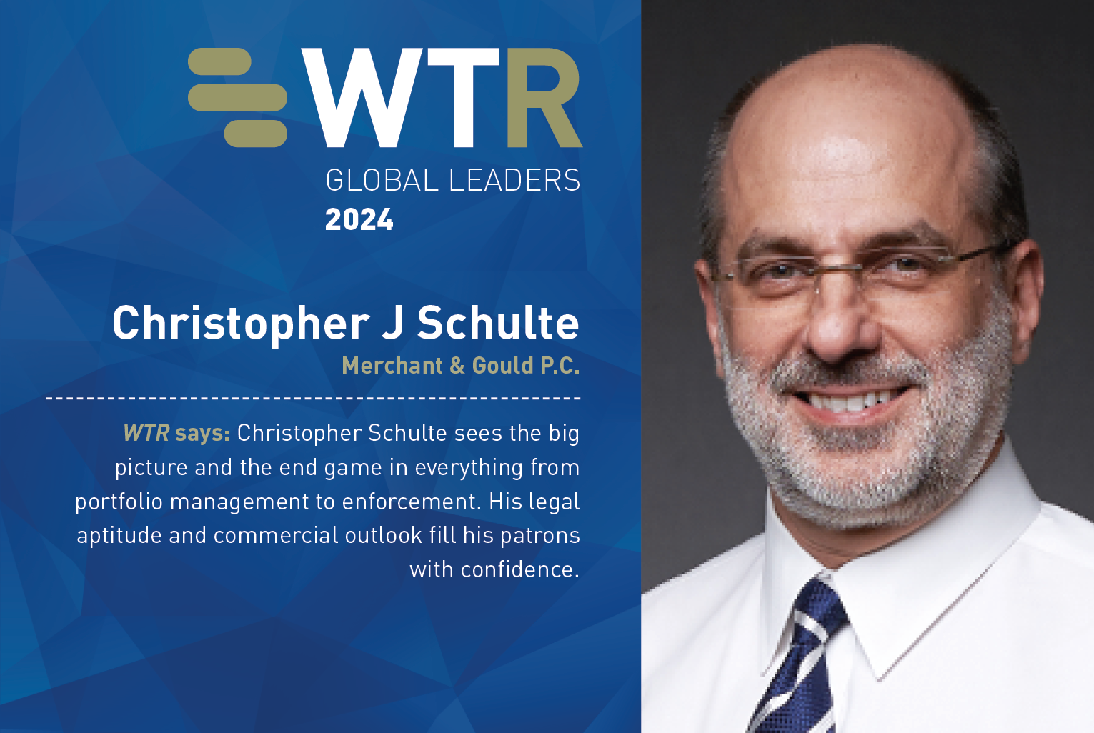 Christopher J Schulte - WTR
